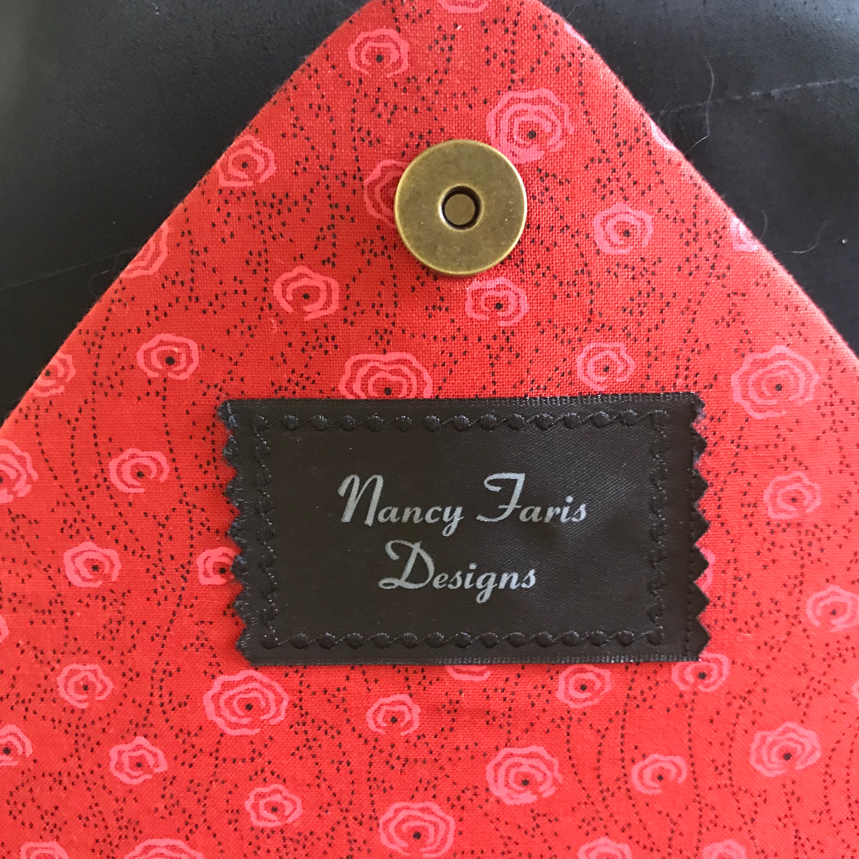 Chinese Red Purse...crafted With Unique Textiles ... Nancy Faris ...