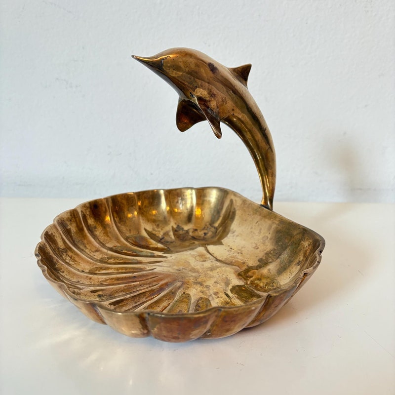 Brass Shell Dish - Etsy