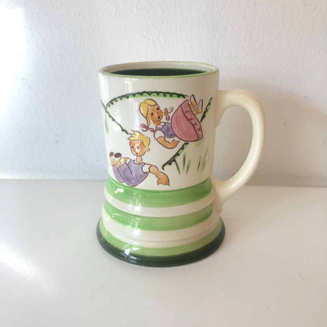 Vintage Stangl Kiddeware Pottery Mug Jack and Jill Nursery Rhymes - Etsy
