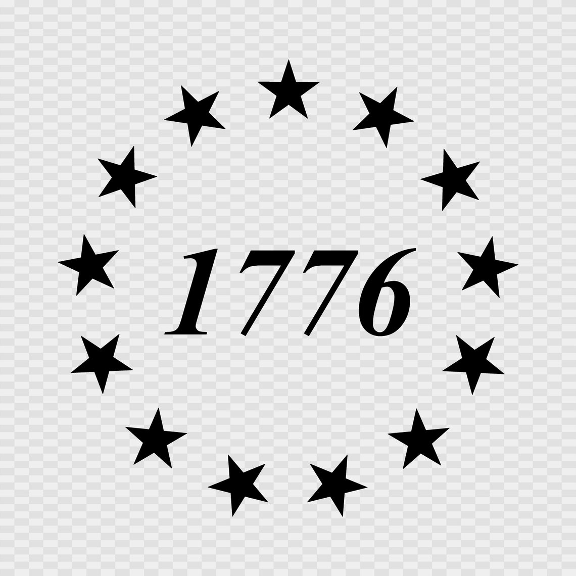 1776 Decal - Etsy