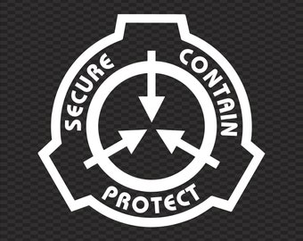 SCP Foundation Logo Stacked Die Cut Decal Sticker | Etsy