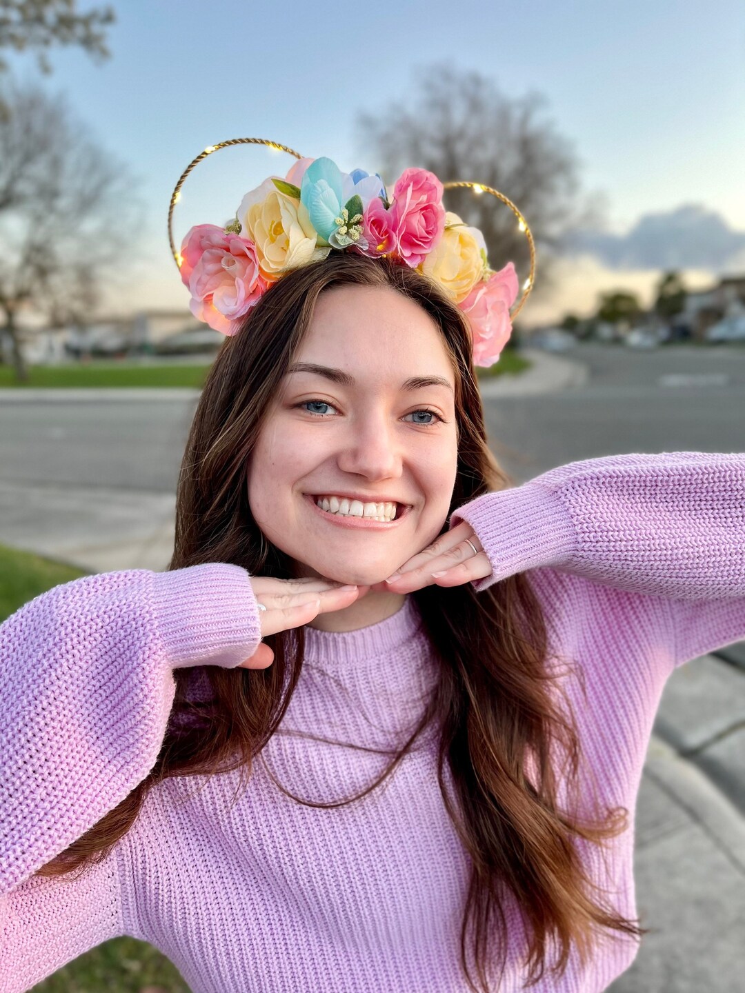 Clearance Fairytale Princess Ears | Wire Ears | Floral Mouse Ears ...