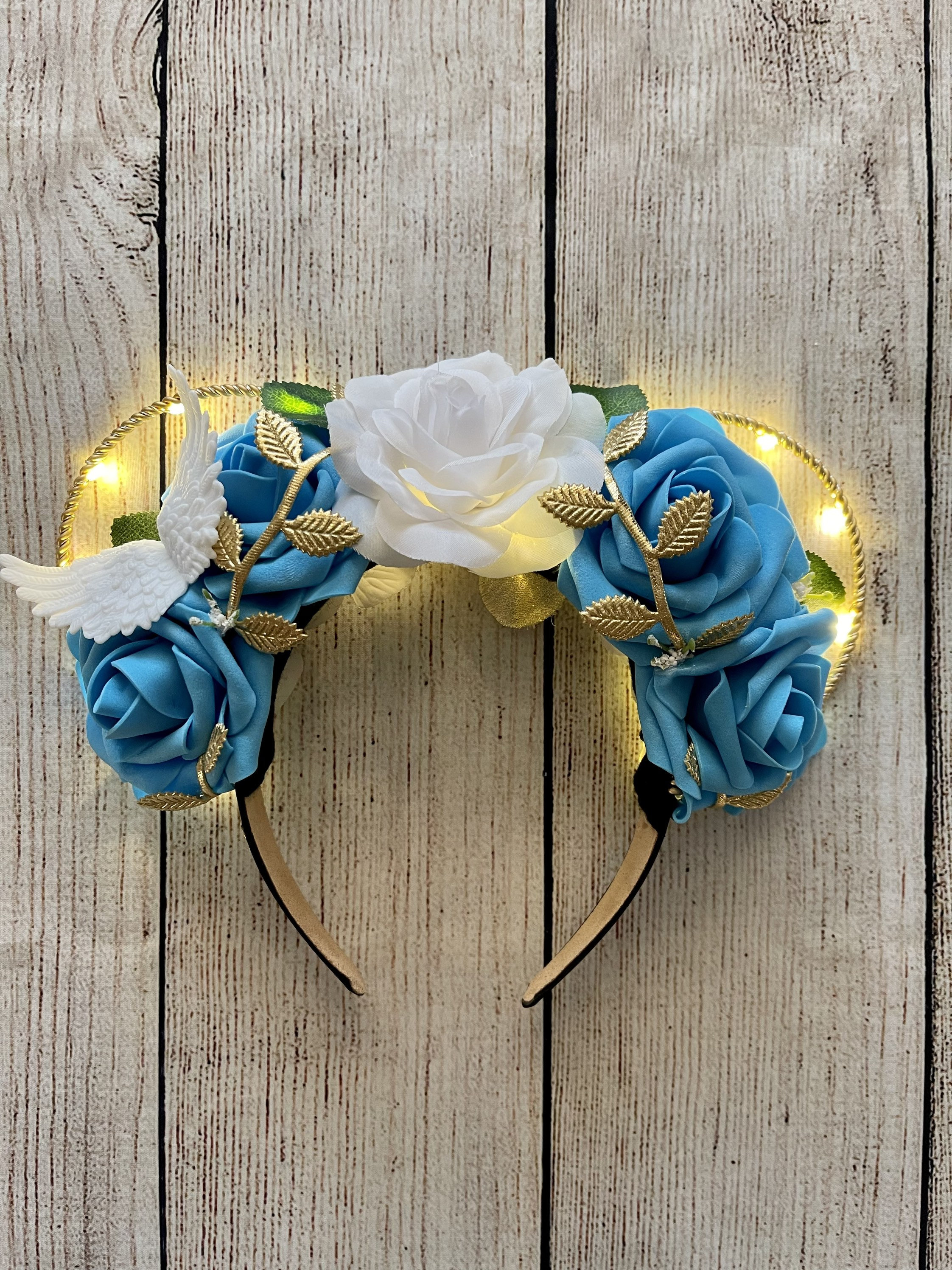 Pegasus Ears | Wire Ears | Floral Mouse Ears | Floral Crown Ears ...