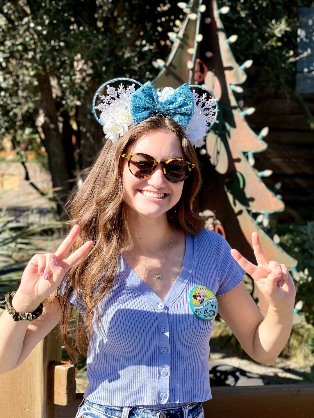 Winter Floral Mouse Ears | Wire Ears | Ice Queen Ears | Snowflake ...