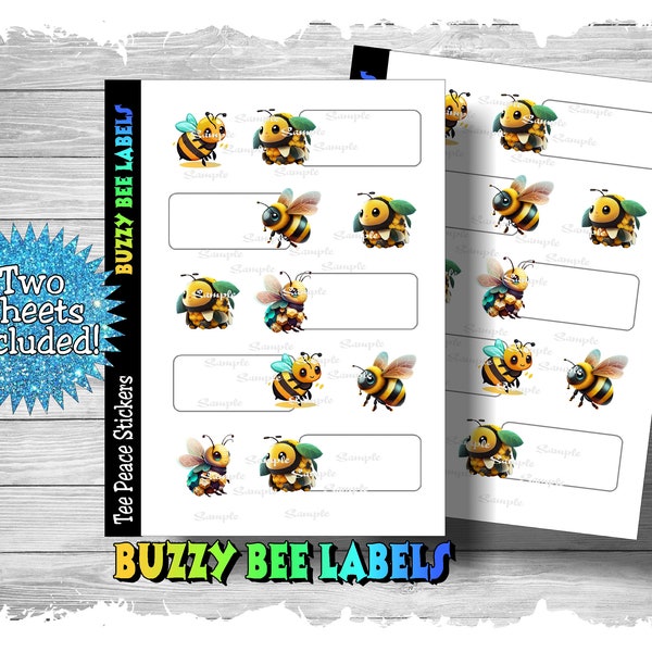 Honey Bee Label - Etsy