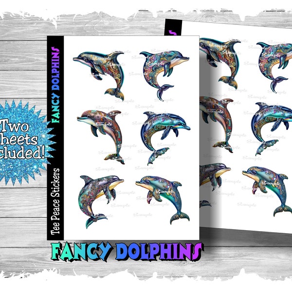 Dolphin Sticker - Etsy