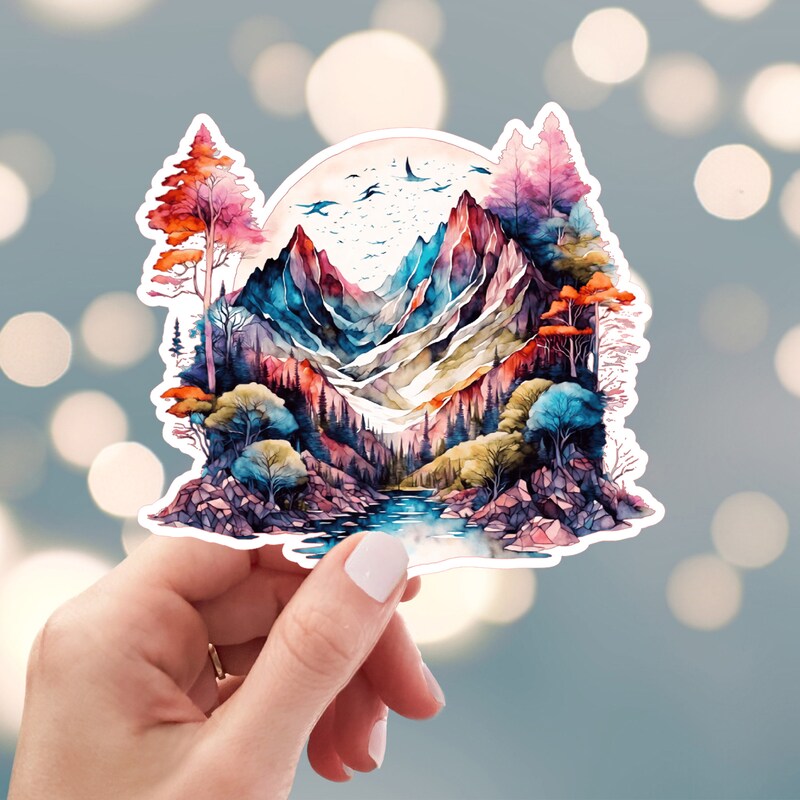 Y Mountain Landscape - Etsy