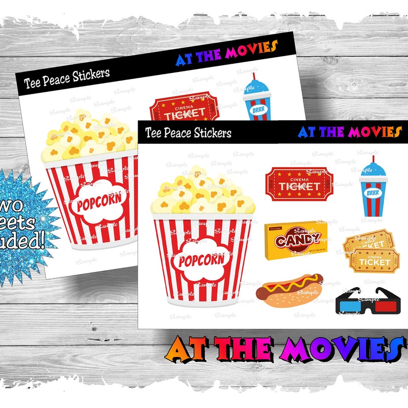 Movie Popcorn - Etsy