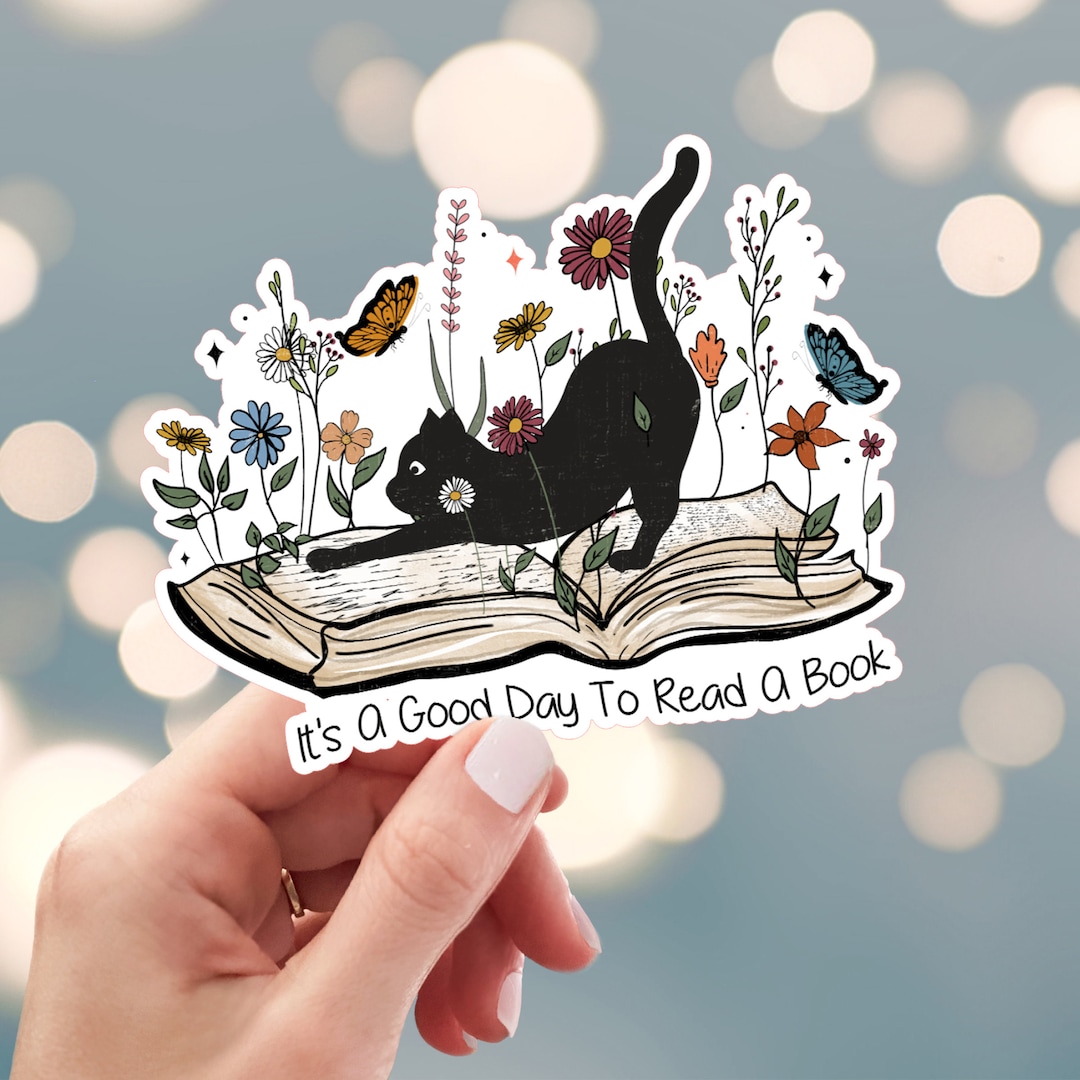 It's A Good Day to Read A Book Sticker, Library Books Sticker, I Love ...
