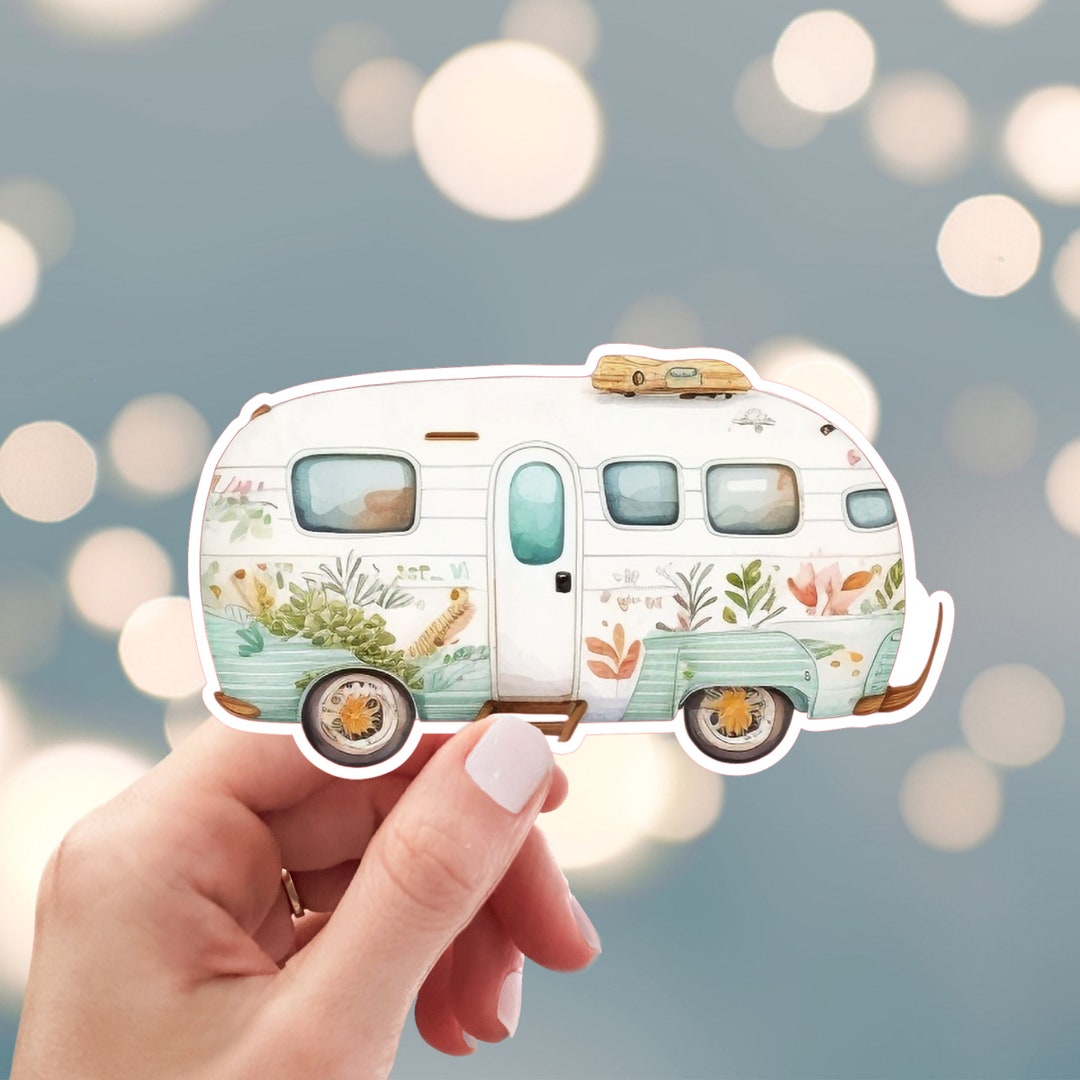 RV Camper Sticker, Boho Hobo Camper Sticker, Gypsy Camper Sticker ...