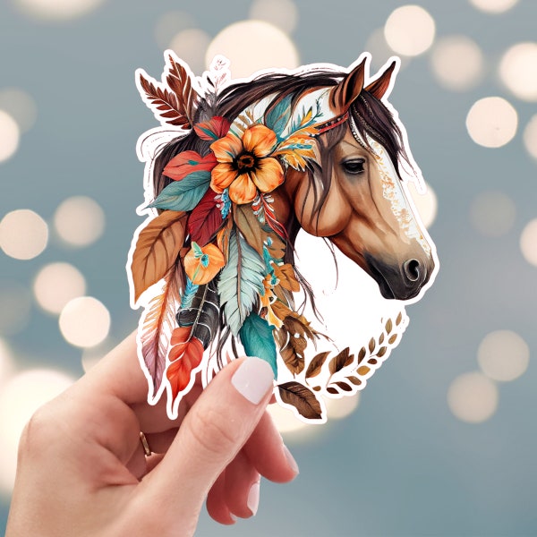 Horse Sticker, Happy Horse, Horse, Horse Vinyl, Smiling Horse, Cute ...