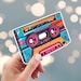 Cassette Tape Sticker, Vintage Cassette Tape Sticker, 80's Music ...