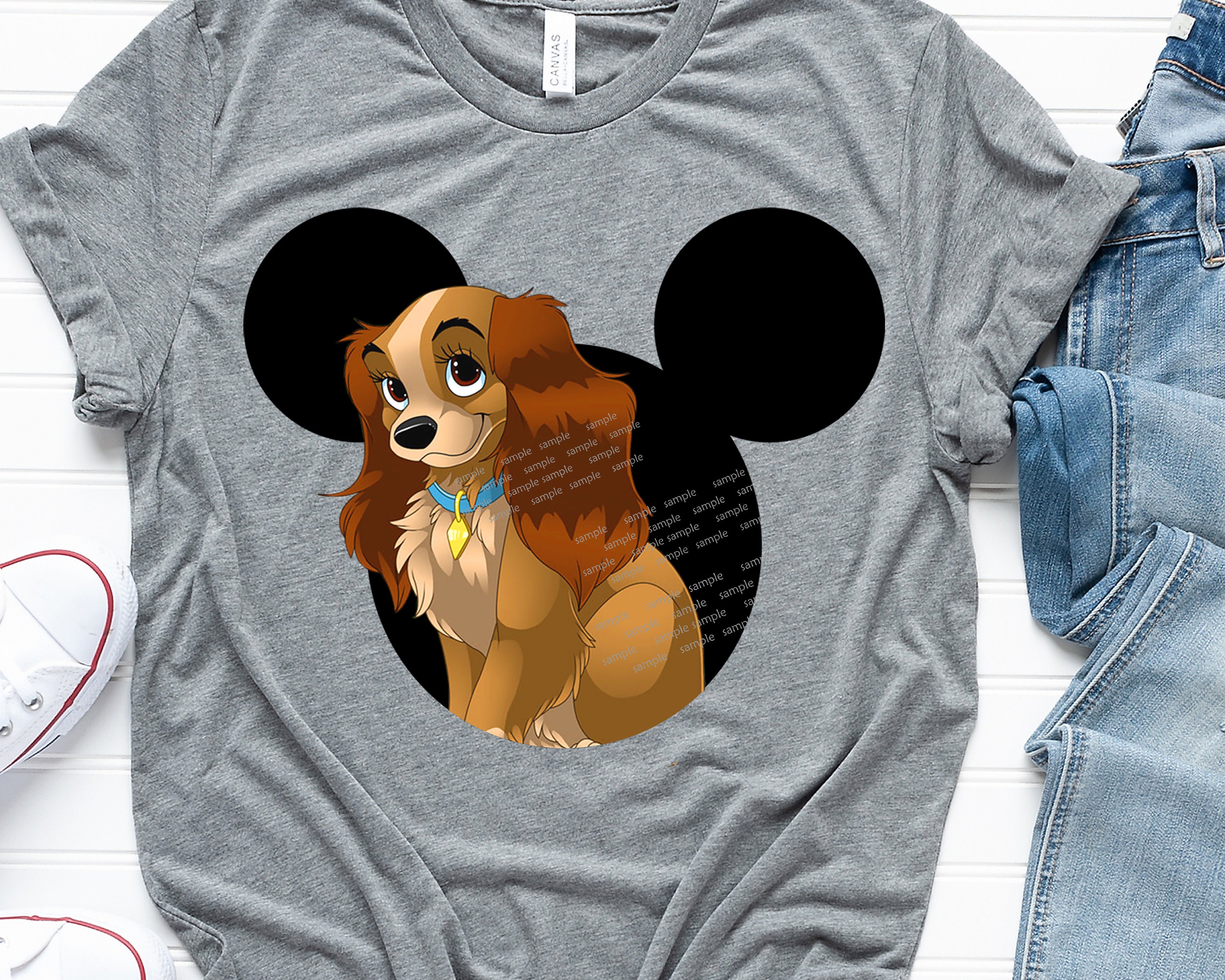 Prints Digital Prints Lady & The Tramp Png Sublimation Download Lady ...