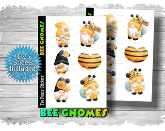 Honey Bear Sticker Sheets, 2 Sheet Bundle, Brown Bear Stickers, Honey ...