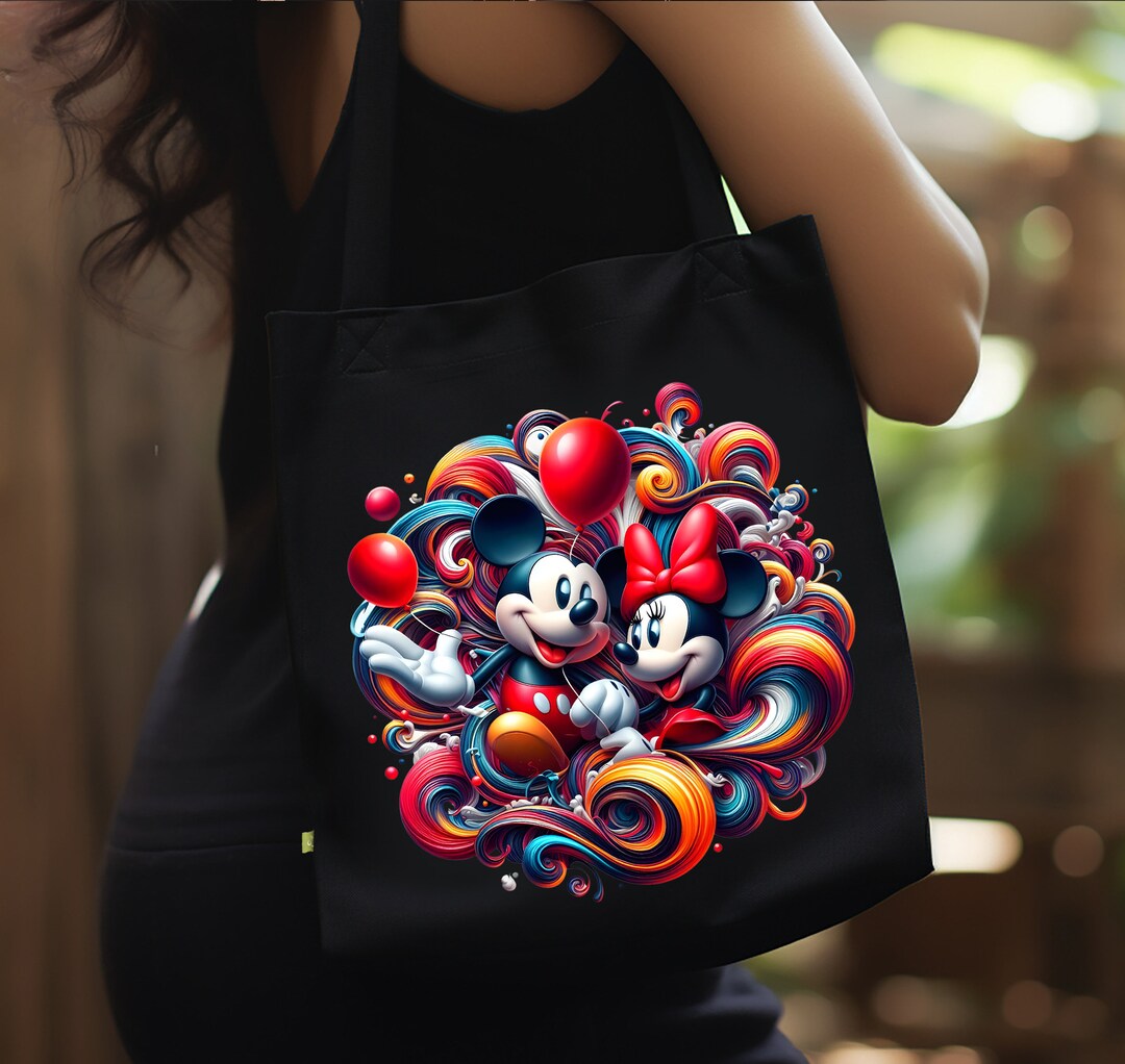 Mickey Minnie Mouse Tote Bag, Family Vacation Tote, Minnie Mouse Gift ...