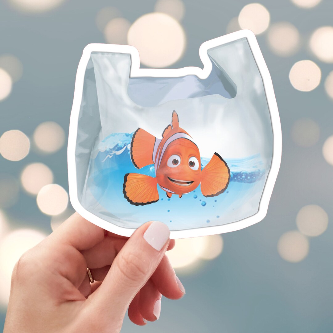Finding Nemo Marlin Sticker, Recycle Plastic Sticker, Do No Litter ...