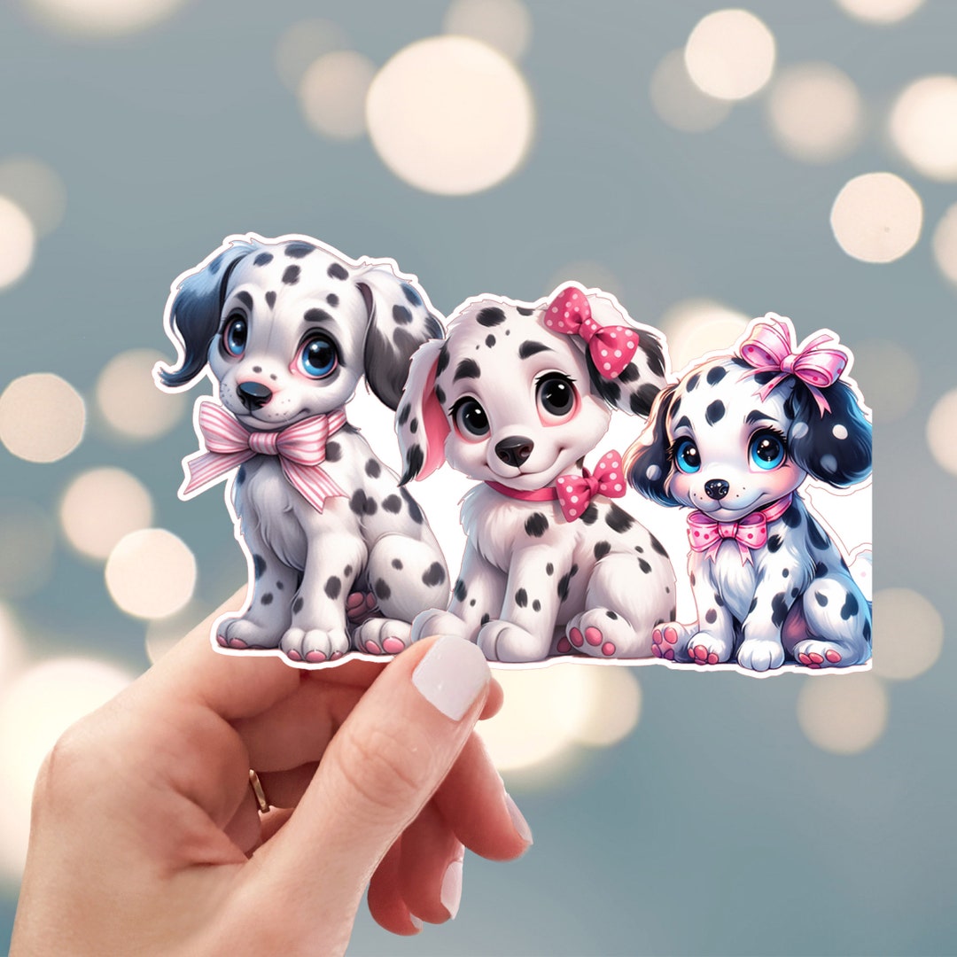 Dalmatian Dogs Sticker, Dalmatian Family Sticker, 101 Dalmatians ...