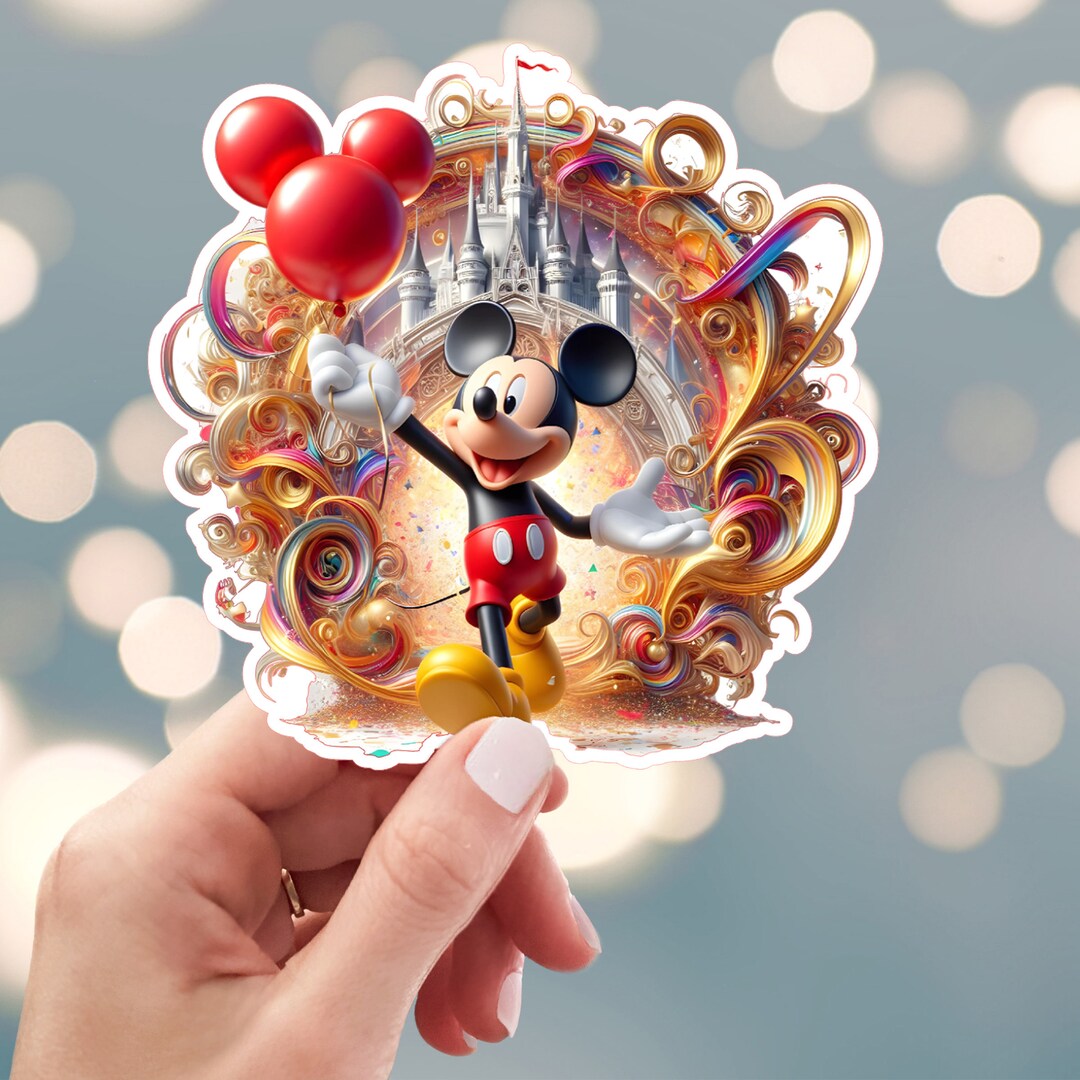 Mickey Mouse Sticker, Mickey Castle Sticker, Magical Vacation Sticker ...