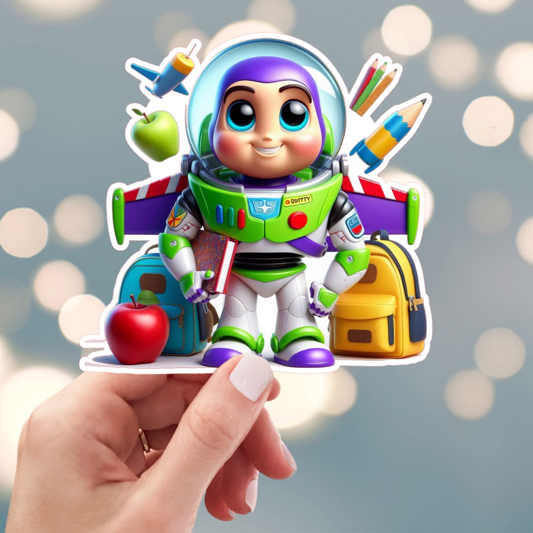 Toy Story Sticker, Buzz Lightyear Sticker, Back to School Sticker, Back ...