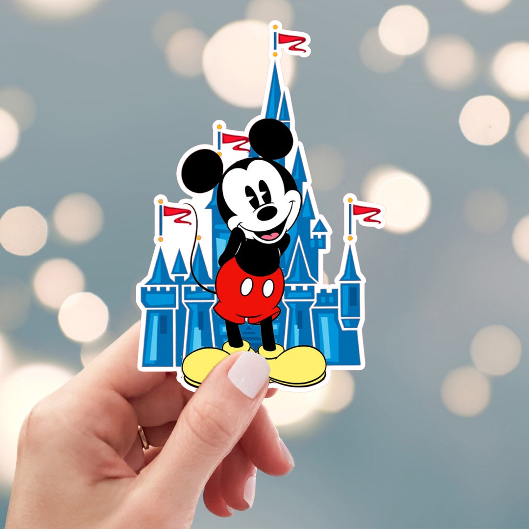 Mickey Mouse Sticker, Mickey Castle Sticker, Mickey Vacation Sticker ...