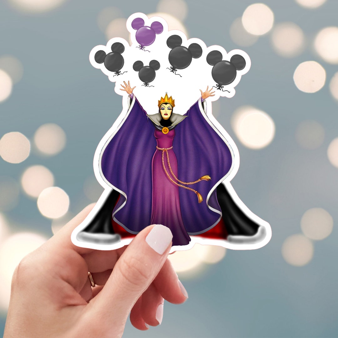 Evil Queen Sticker, Maleficent Sticker, Sleeping Beauty Sticker, Mickey ...