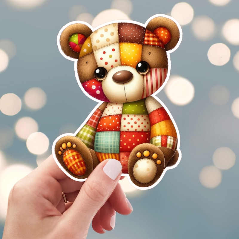 Teddy Bear Stickers - Etsy
