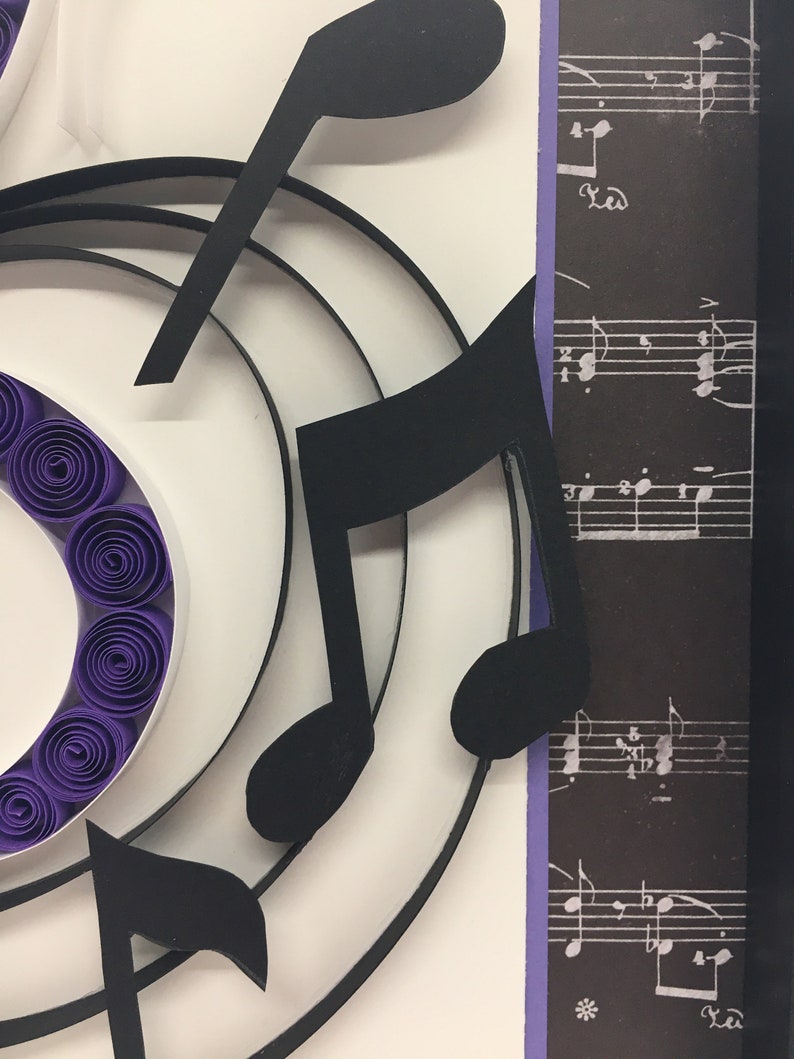 Treble Clef Music Note Framed Wall Art Room Decor Music - Etsy