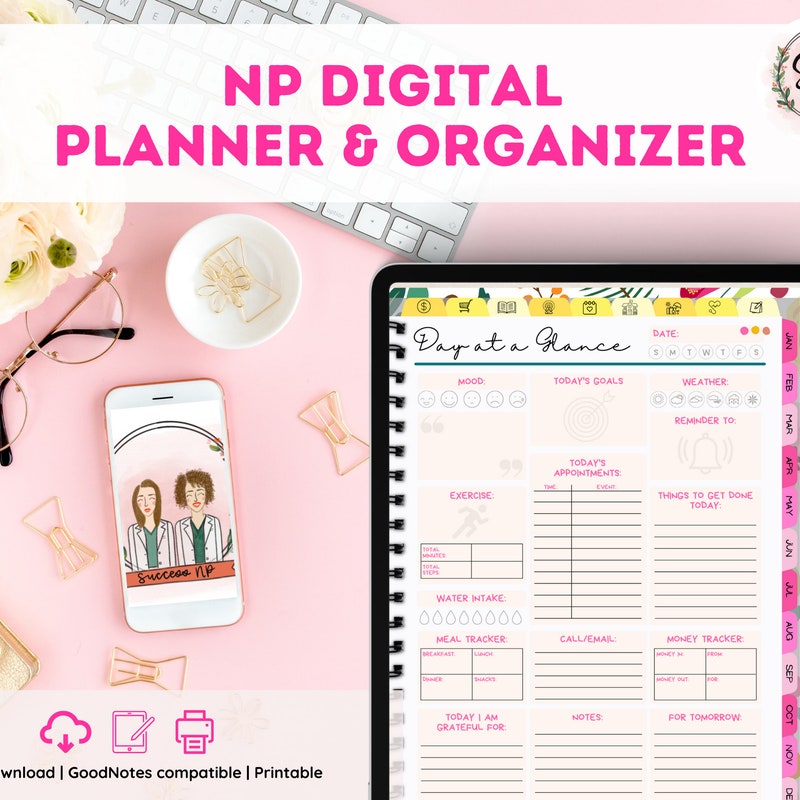 Nurse Practitioner Daily Planner - Etsy