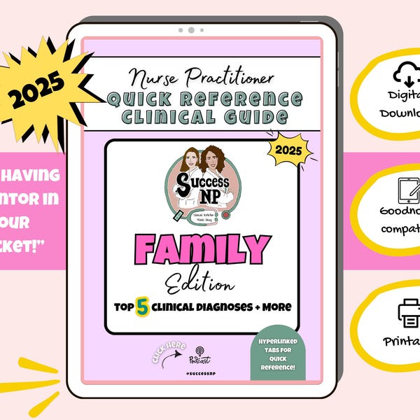 Family Nurse Practitioner Study Guide - Etsy