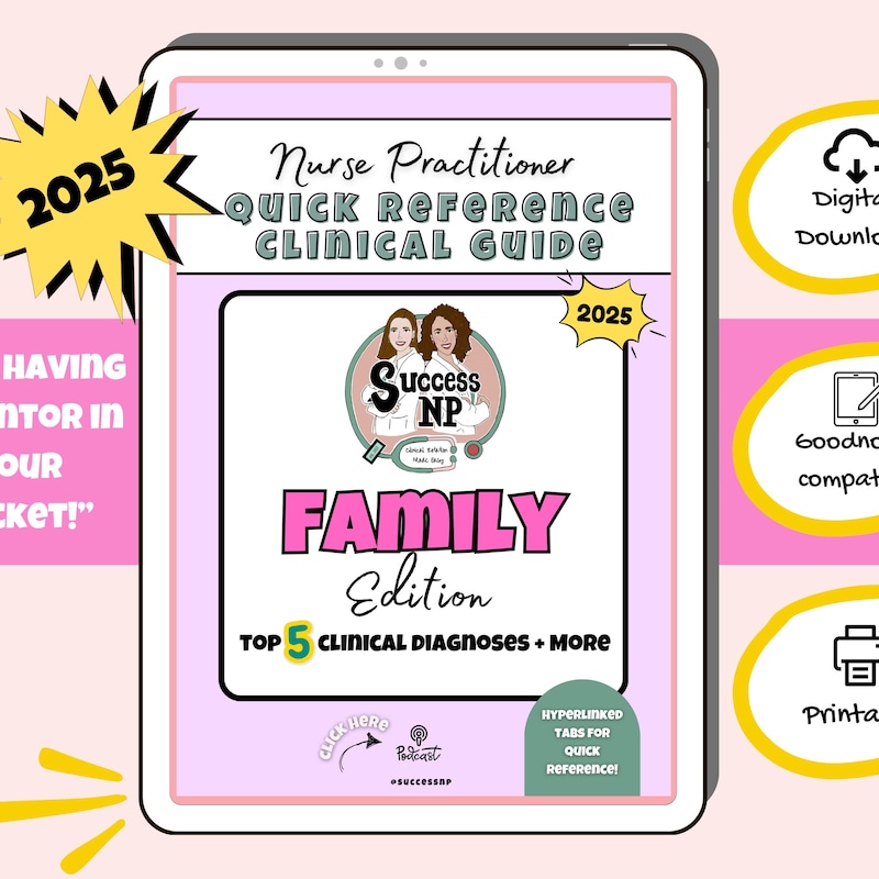 Family Nurse Practitioner Study Guide - Etsy