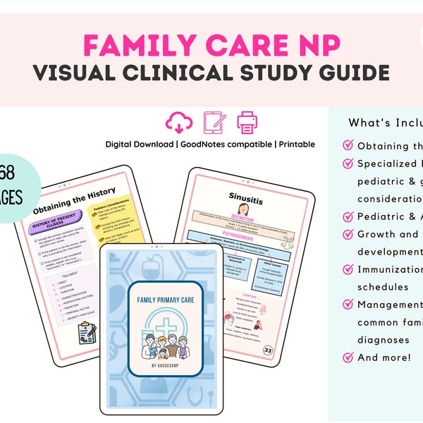 Fnp Study Guide - Etsy