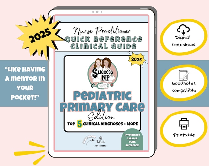 BUNDLE- All Items in My Shop! Pediatric Primary Care Cheat Sheets, Assessments and Exams for ...