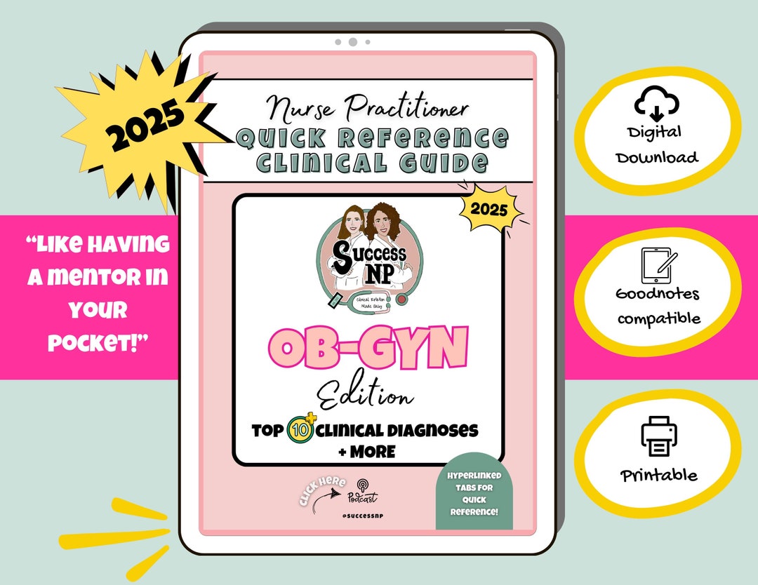 Women's Health/ob/gyn Nurse Practitioner Quick Clinical Guide & Study Reference Essential NP ...