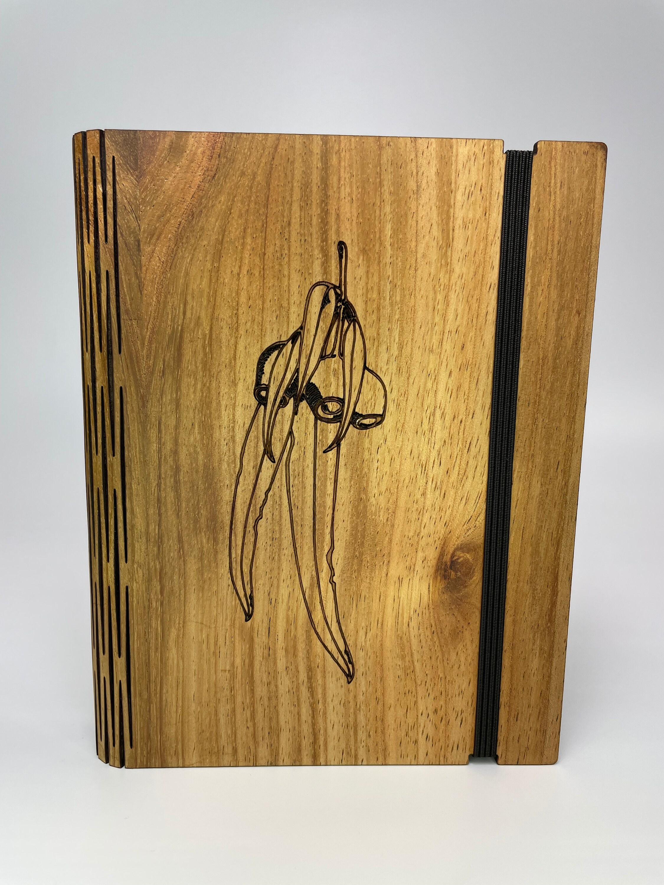 Wooden Notebook Cover Journal Cover Handmade With Personalized ...