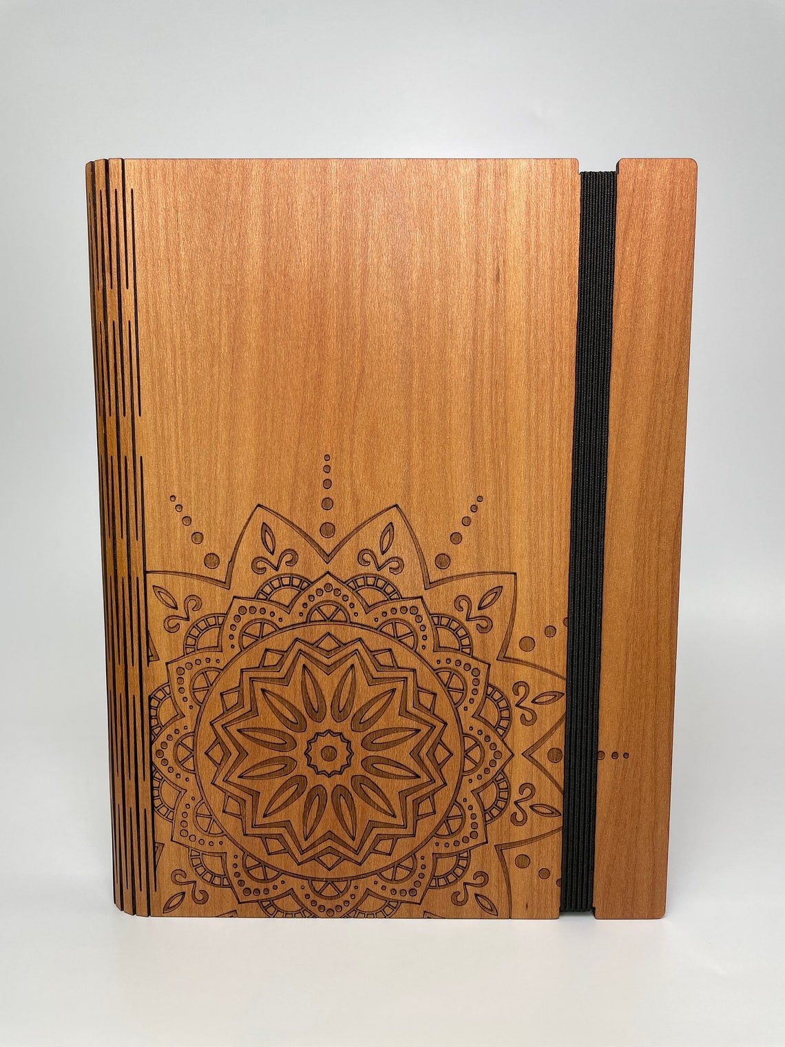 Wooden Notebook Cover Custom Engraved for A5 Notebooks Unique Gift Made ...