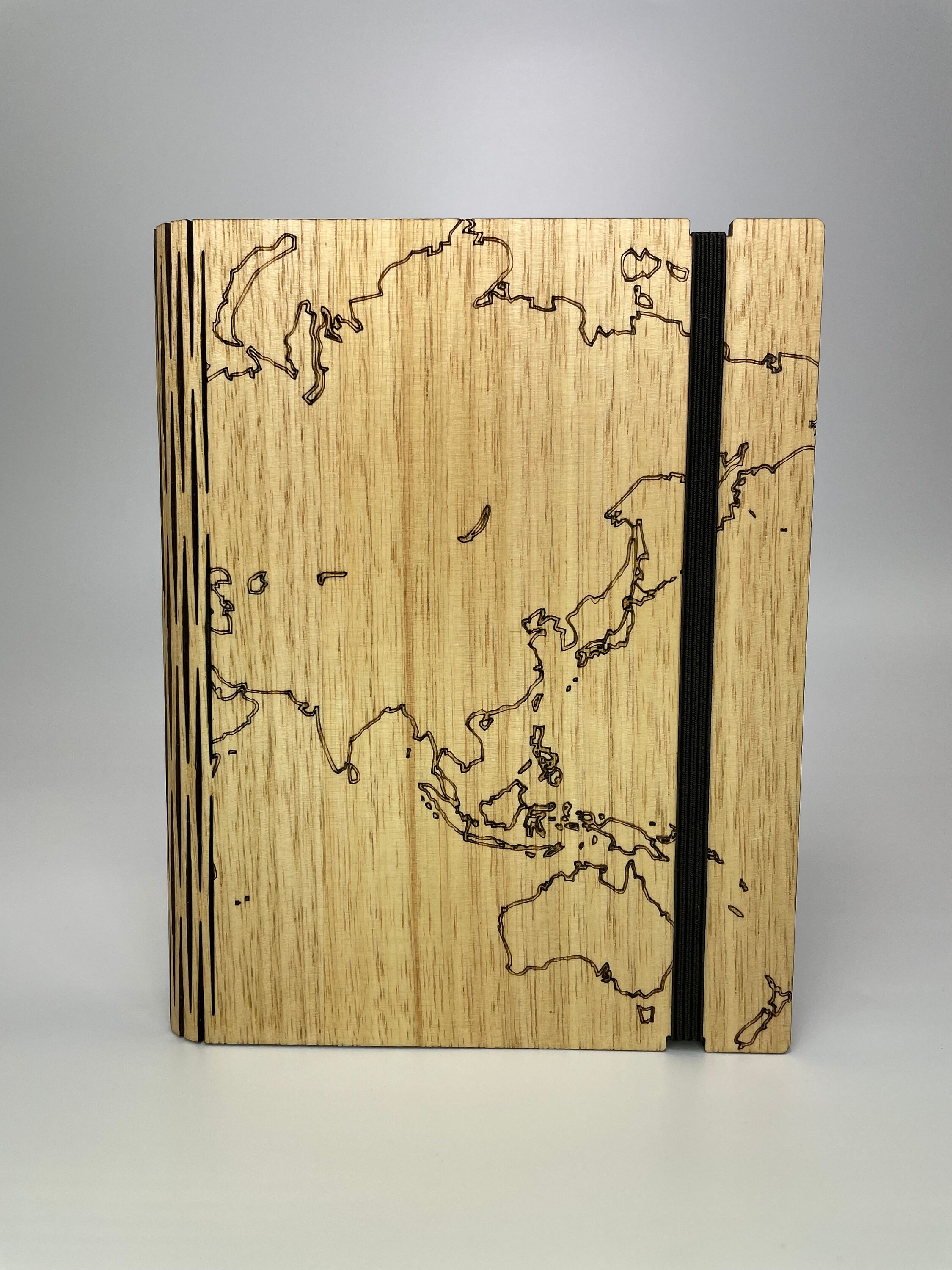 Wooden Notebook Cover Journal Cover Handmade With Personalized ...