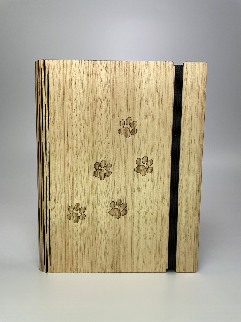 Wooden Notebook Cover Journal Cover Handmade With Personalized ...