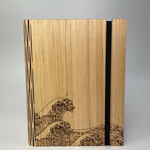 Wooden Notebook Cover Journal Cover Handmade With Personalized ...