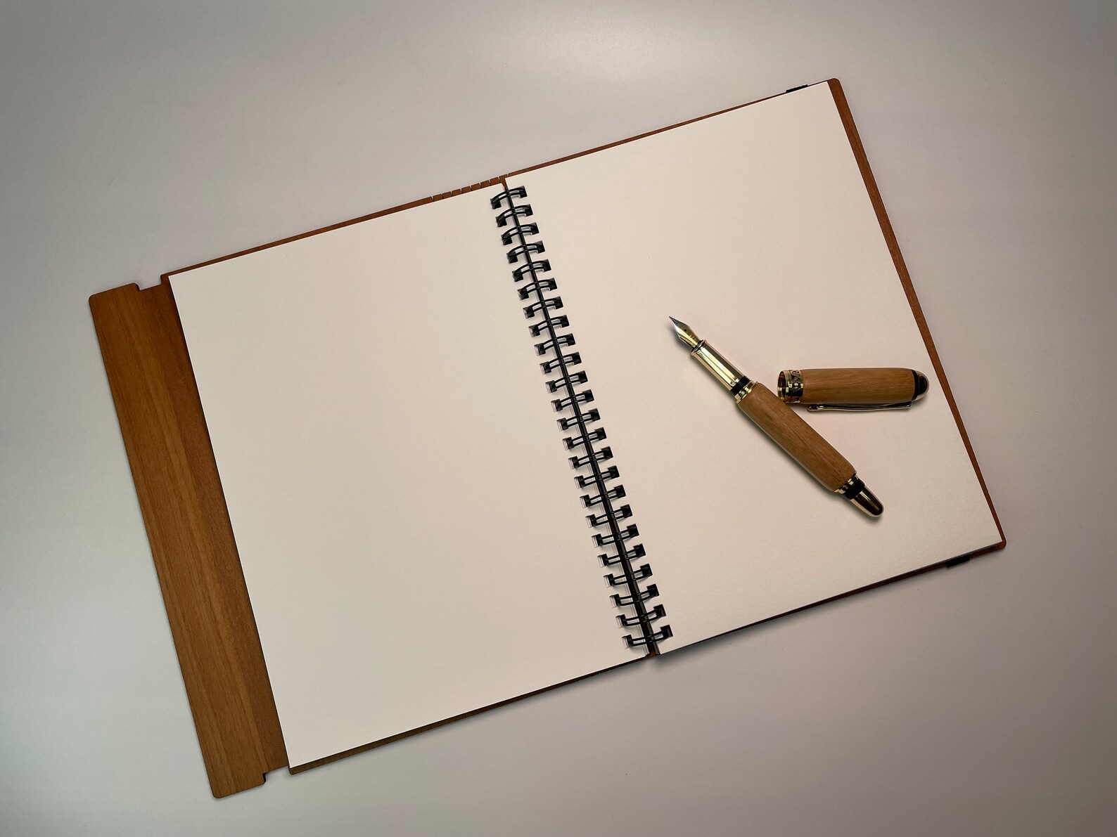 Wooden Notebook Cover Custom Engraved for A5 Notebooks Unique Gift Made ...