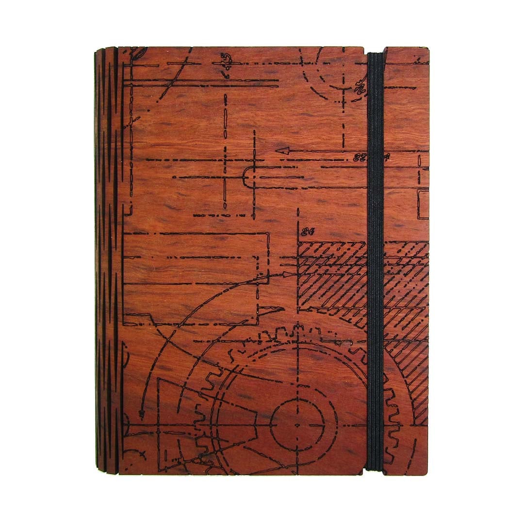 Wooden Notebook Cover Journal Cover Handmade With Personalized - Etsy