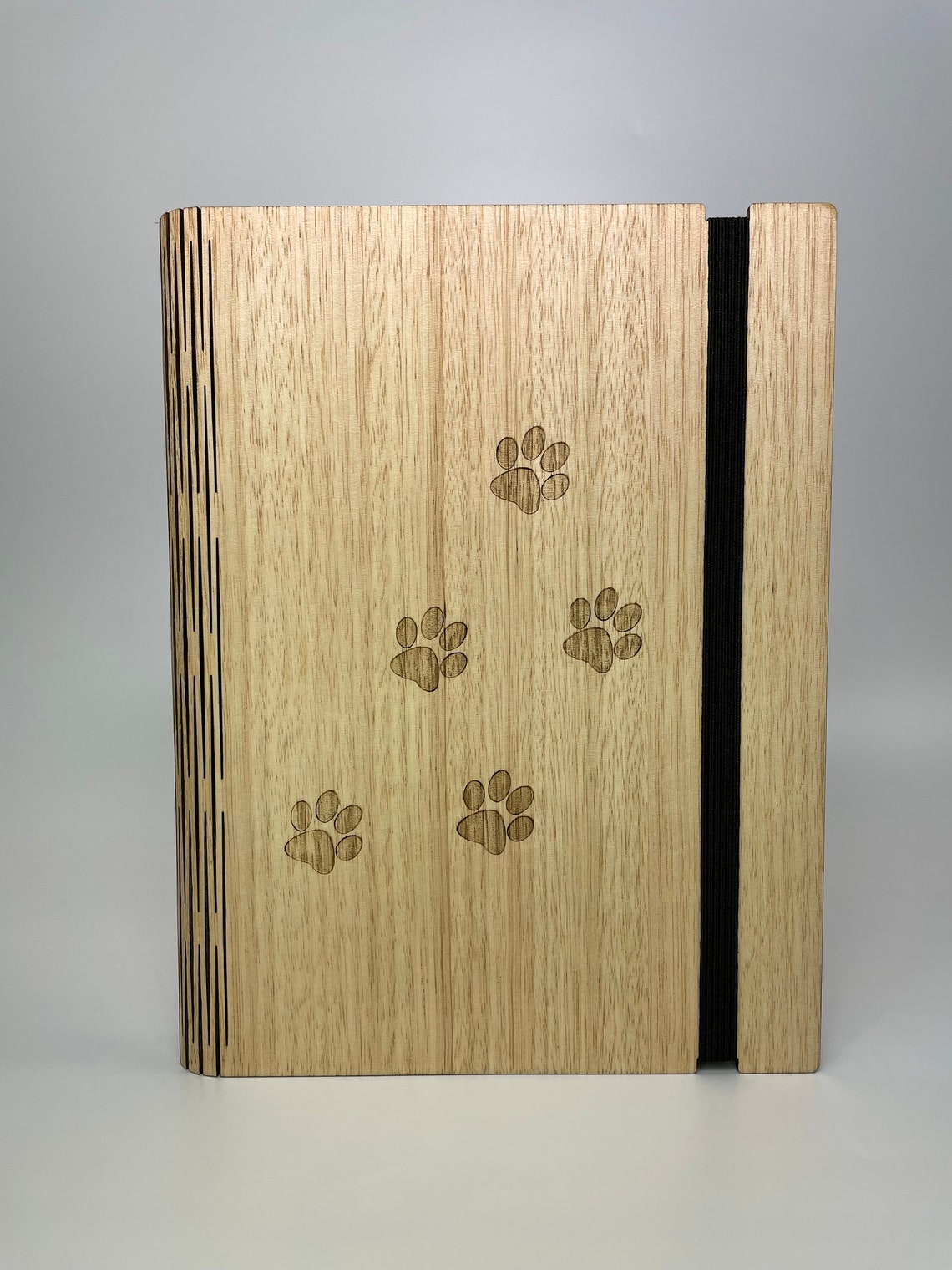 Wooden Notebook Cover Custom Engraved for A5 Notebooks Unique Gift Made ...