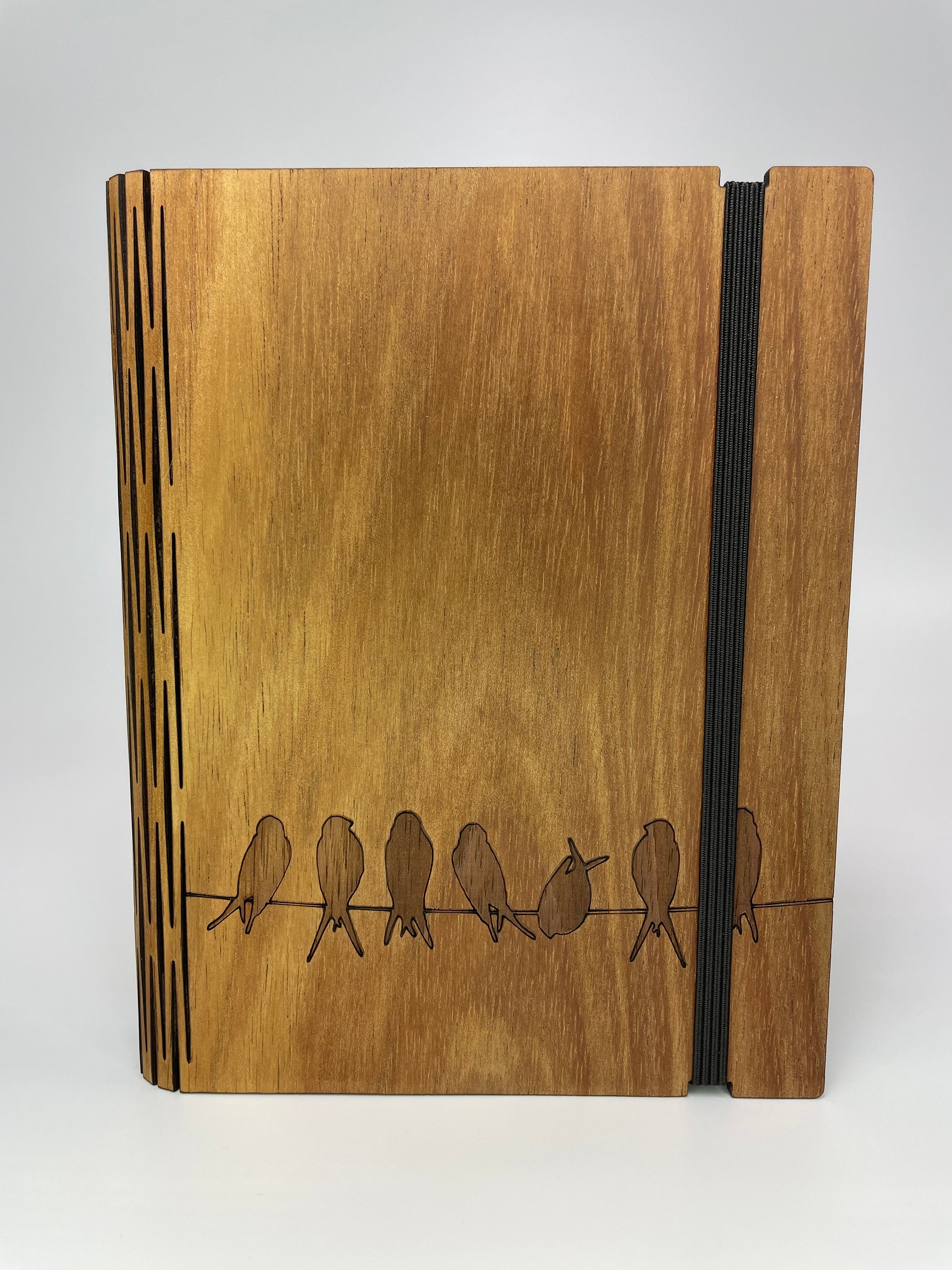 Wooden Notebook Cover Journal Cover Handmade With Personalized ...
