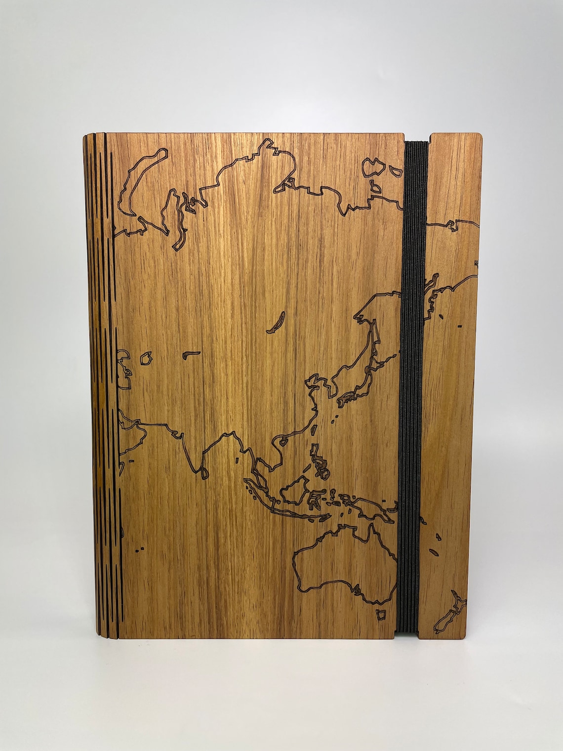 Wooden Notebook Cover Custom Engraved for A5 Notebooks Unique Gift Made ...