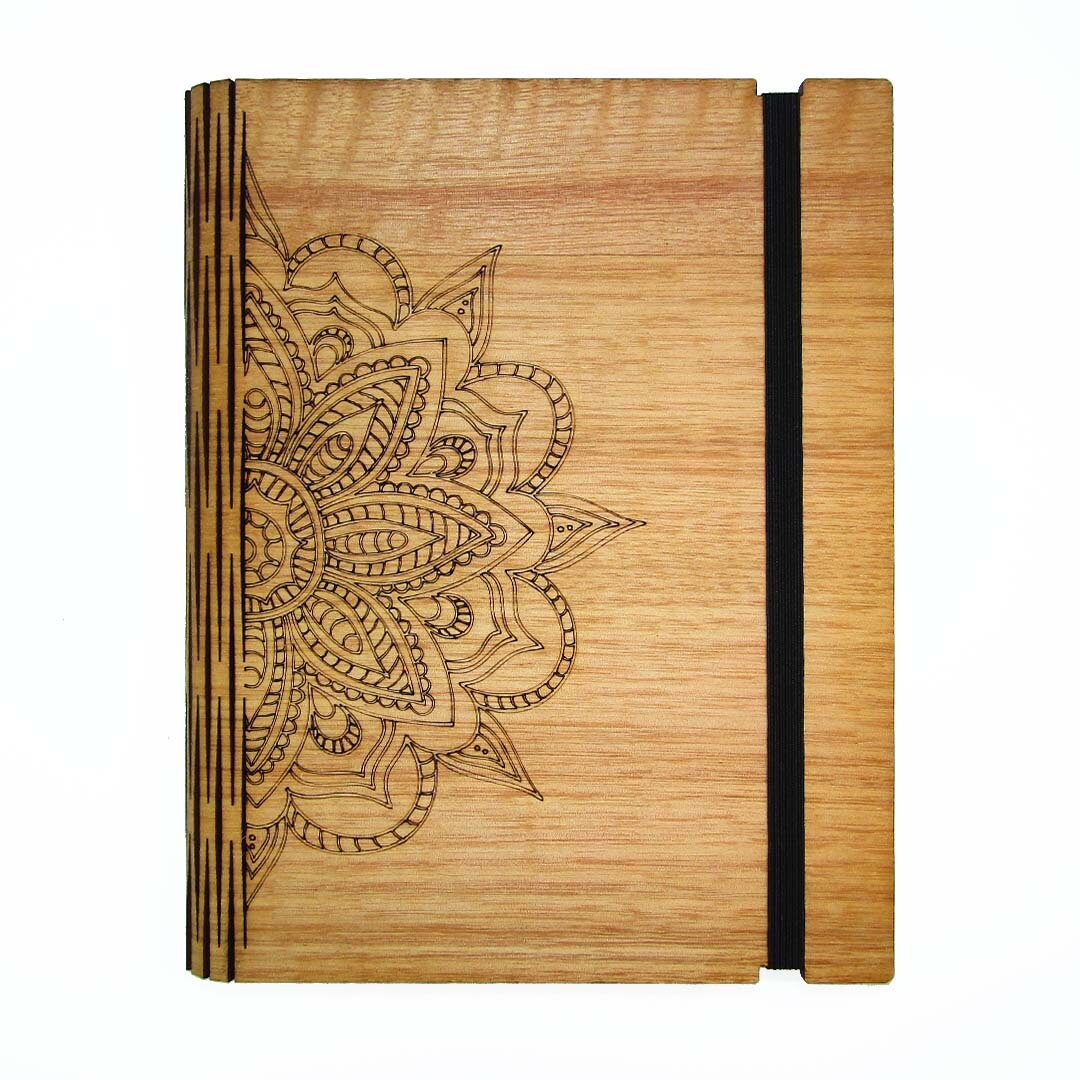 Wooden Notebook Cover Custom Engraved for A5 Notebooks Unique | Etsy