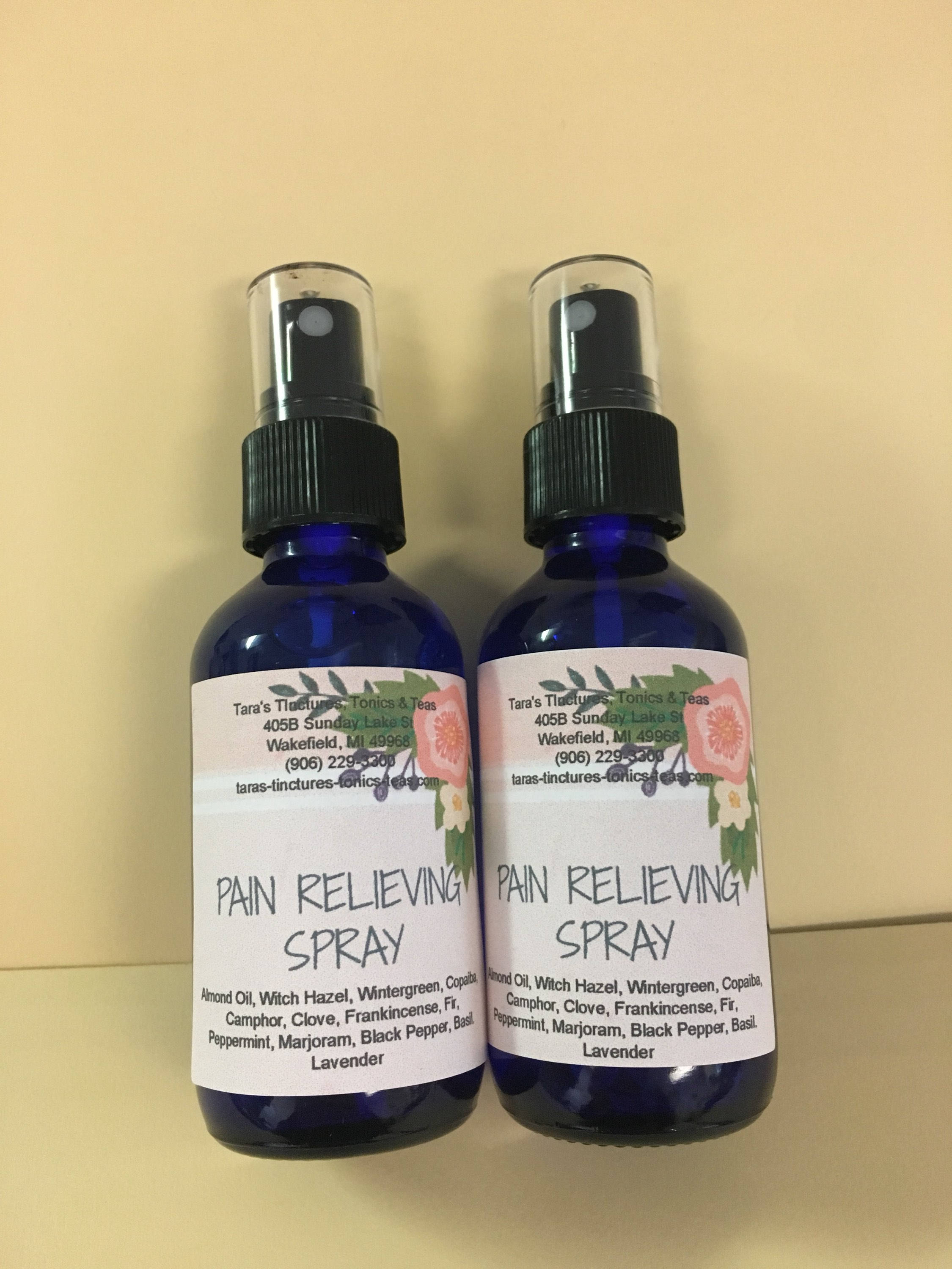 Pain Relieving Spray - Etsy