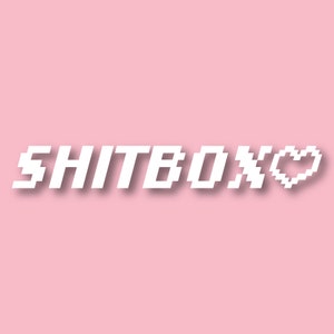 Pixel Shitbox Vinyl Car Decal - Etsy