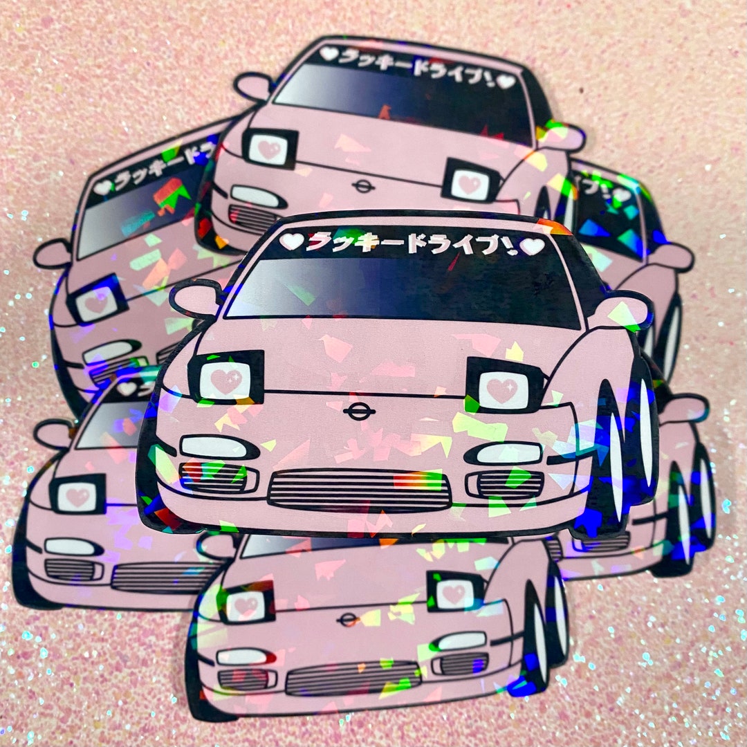 Holo Pink 240sx 180sx Sticker - Etsy Australia