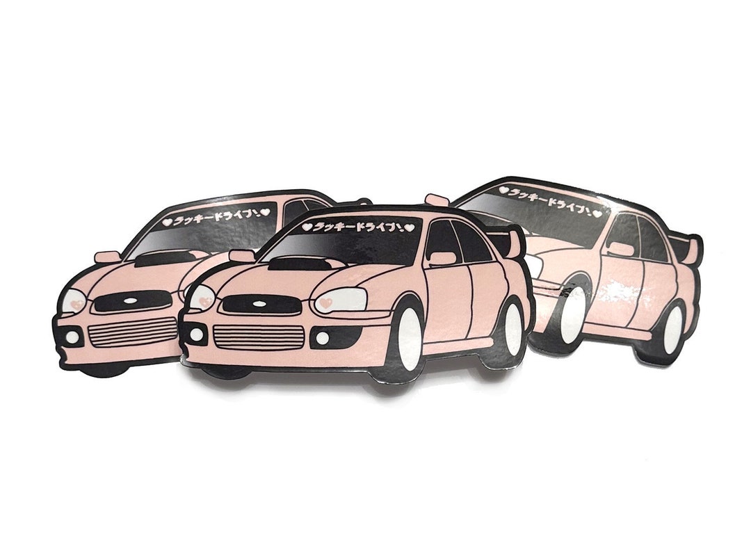 Pink WRX Blobeye Subie Sticker - Etsy