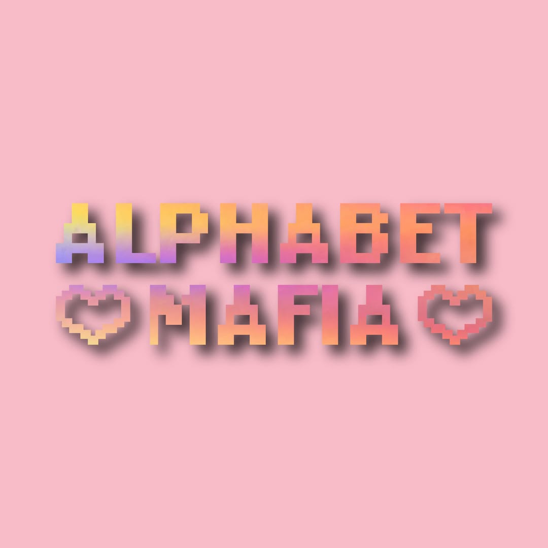Pixel Alphabet Mafia Pride Vinyl Car Decal - Etsy