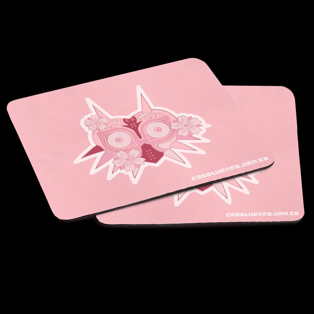 Sakura Cherry Blossom Zelda Majora's Mask Inspired Non-slip Mouse Pad ...